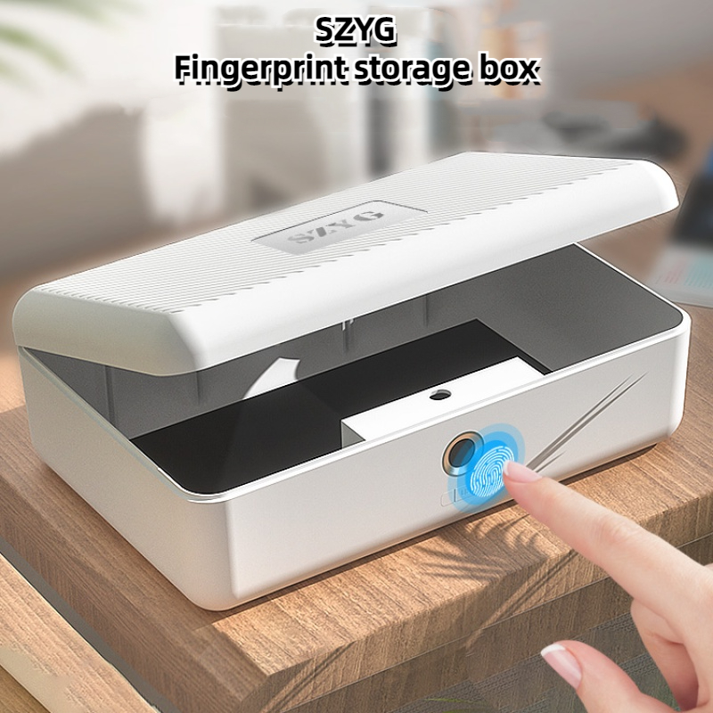 Szyg Smart Fingerprint Storage Box safe deposit box Intelligent Privacy ...