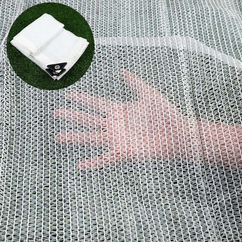 4Pin White Sun Shade Net Garden Pergola Canopy Shading Nets Balcony ...