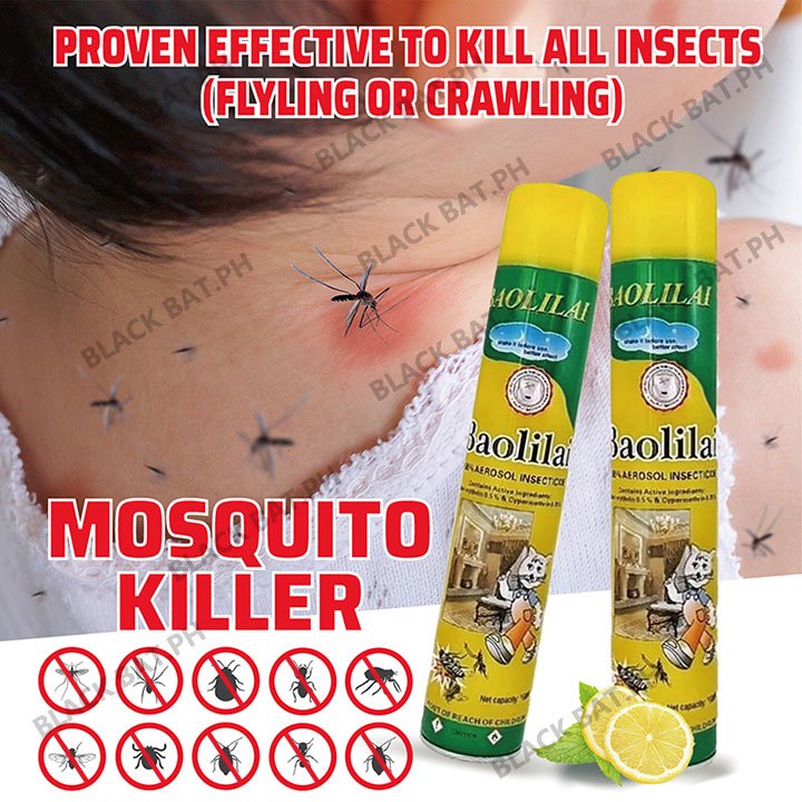 baolilai insect spray Mosquito Killer Insecticide Spray Aerosol ...