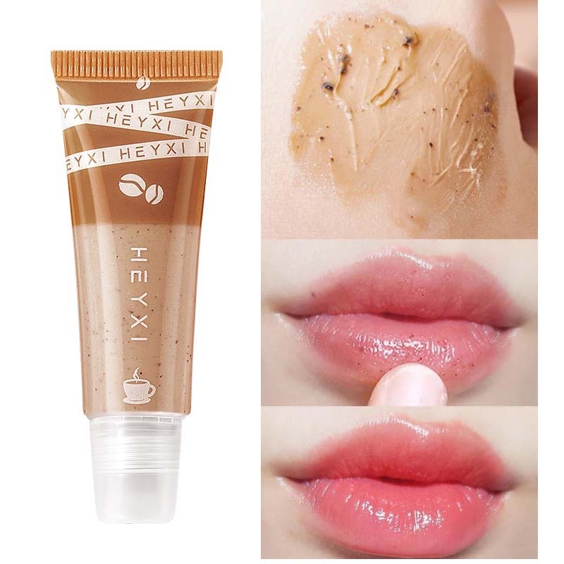 Coffee Lip Scrub Lip Balm Gentle Exfoliating Reduce Melanin ...