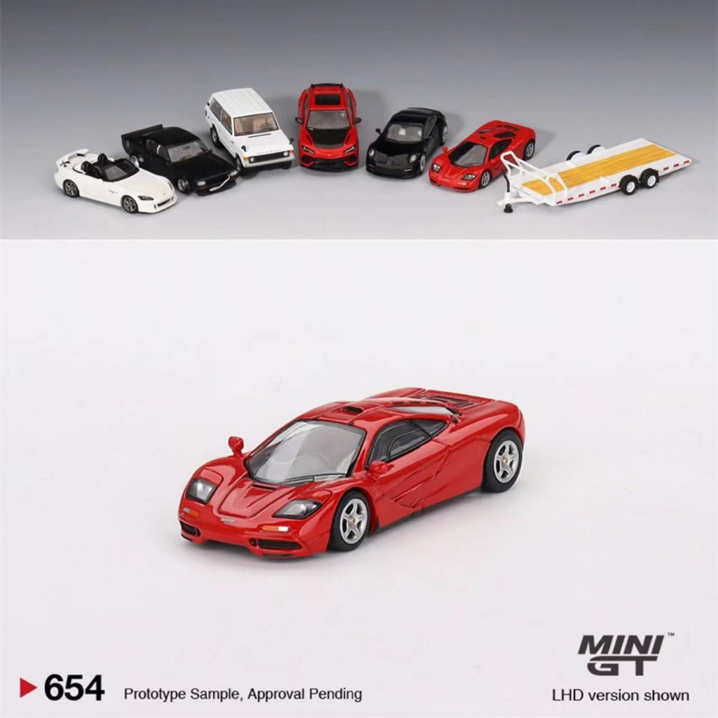 MINIGT 1:64 Model Car McLaren F1 Alloy Die-cast Vehicle -Red | Shopee ...