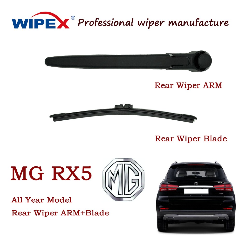 MG RX5 Rear Wiper Assembly (Set/Arm/Blade/Nut Cover Cap) for all year ...