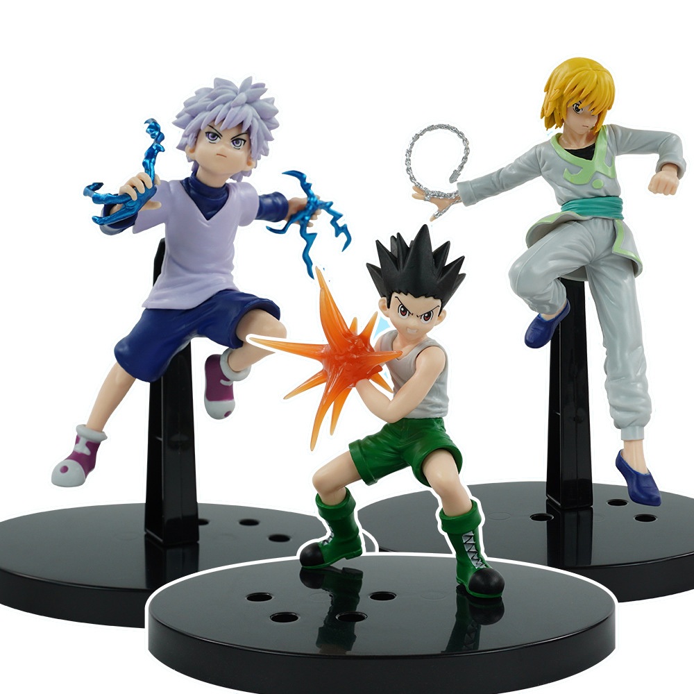 Anime Hunter x Hunter Dolls Gon Freecss Kurapika Killua Zoldyck Action ...