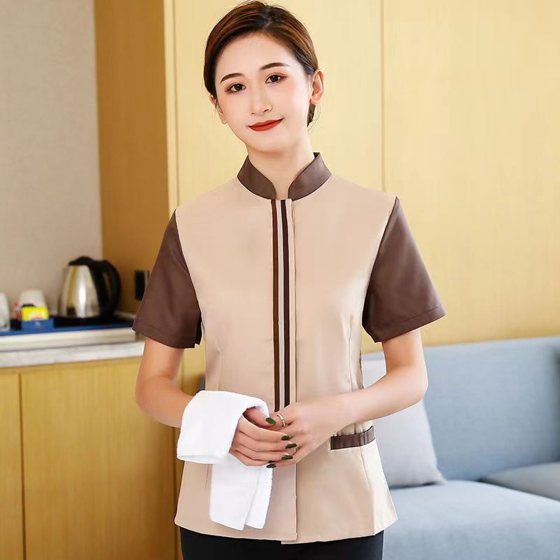 Cleaning Service Uniform Short Sleeve Property Cleaning Staff Suit ...