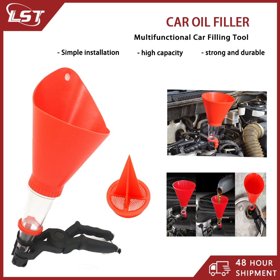Car oil filler funnel with filter multifunctional universal version ...