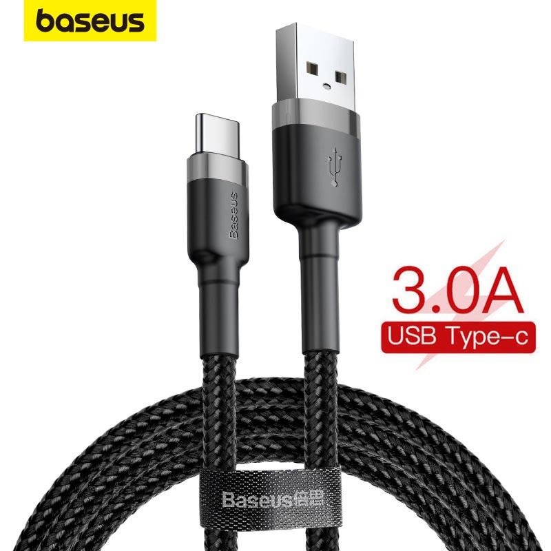 Baseus USB Type C Cable Quick Charge 3.0 Fast Charging for Huawei P30 ...