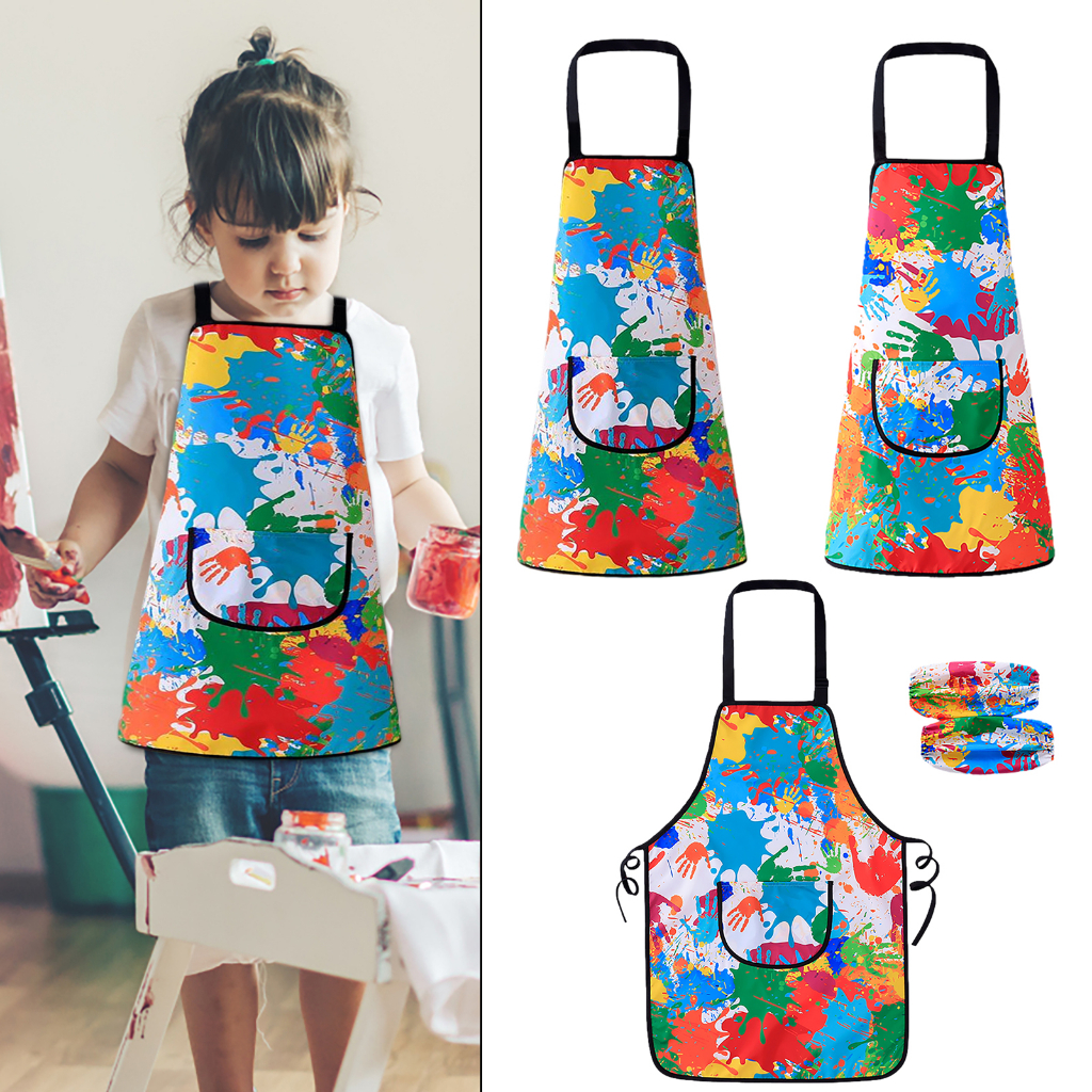 Art Apron for Kids Waterproof Artist Painting Aprons Children Art ...