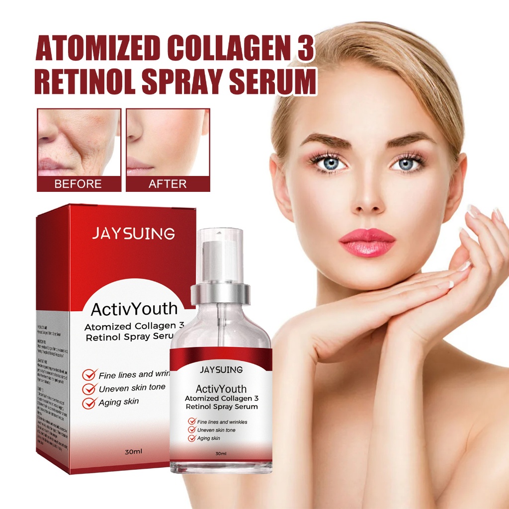 Jaysuing Collagen Retinol Essence Spray Anti-aging, Moisturizing and ...