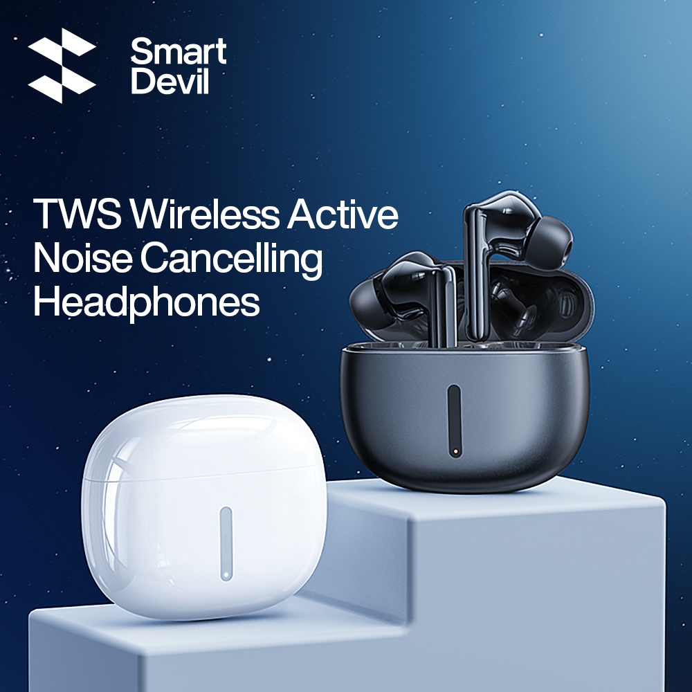 SmartDevil S06 Bluetooth Headset 2024 New Wireless Noise Canceling High ...