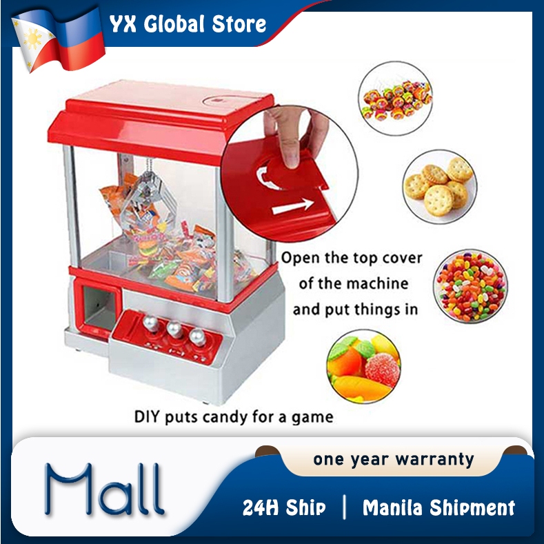 【COD】 Kids gift Claw Machine Mini Auto Claw Machine Toy Claw Game ...