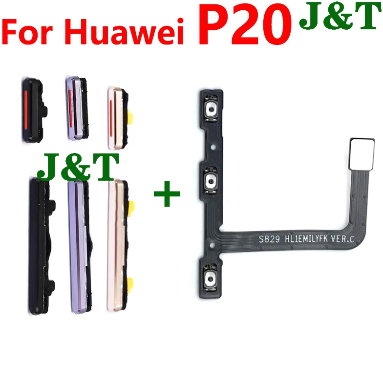 P20 On Off Power Volume Side Button Flex For Huawei P20 Switch Up Down ...