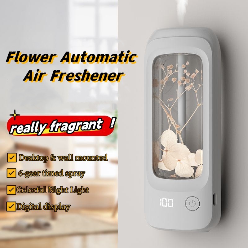 Rechargeable Aroma Diffuser Eternal Flower Aromatherapy Diffuser Wall ...