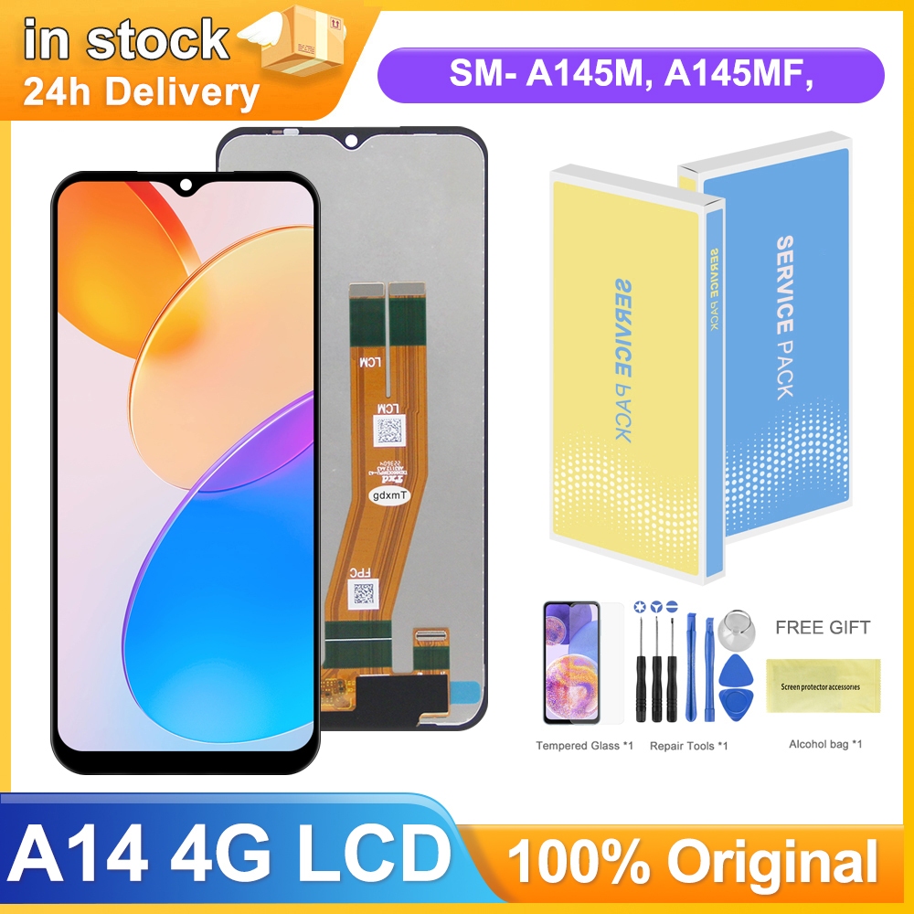 For SAMSUNG Galaxy A14 5G A146P A146B LCD Display With Frame for A14 4G ...