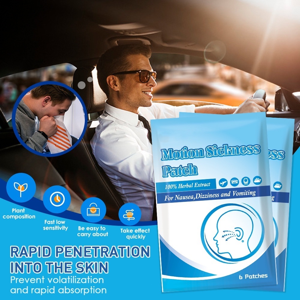 Sea sickness car sickness Sea Headache Migraine Patch Reduces Seasick ...