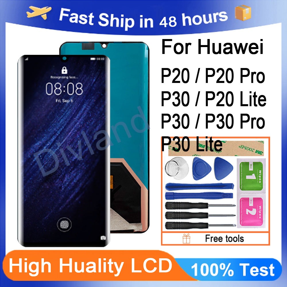 OLED TFT For Huawei P20/P20 Pro/P30/P30 Pro/P30 Lite Nova 4e LCD Display Touch Screen Digitizer ...