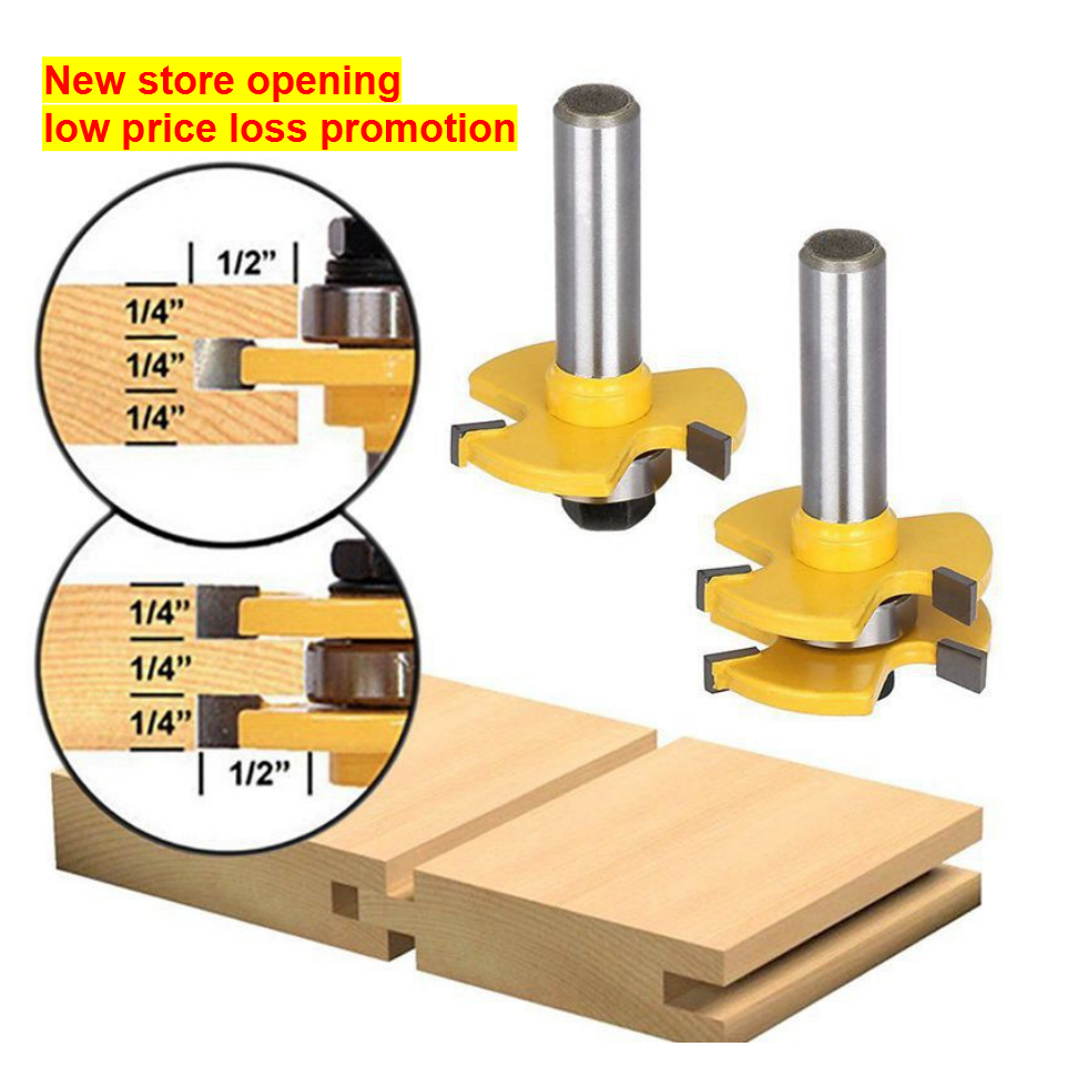 California Tongue and Groove Set,Router Bit Set,Wood Door Flooring 3 ...