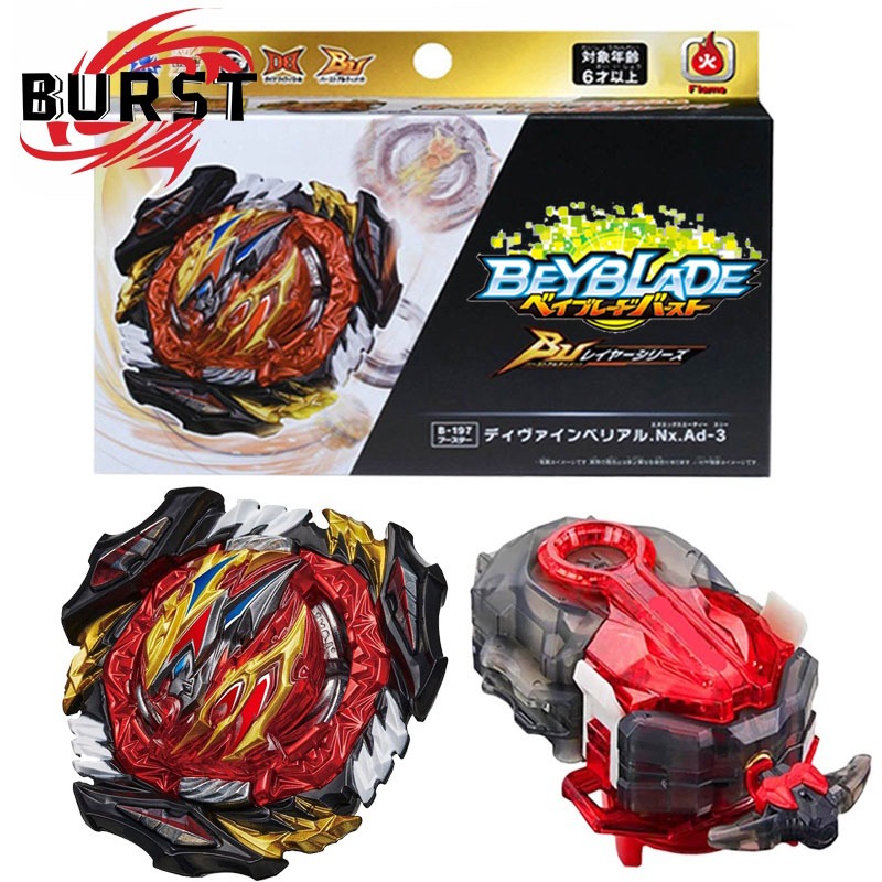Beyblade Launcher Box Set BU B-197 Divine Belial Beyblade Burst with ...
