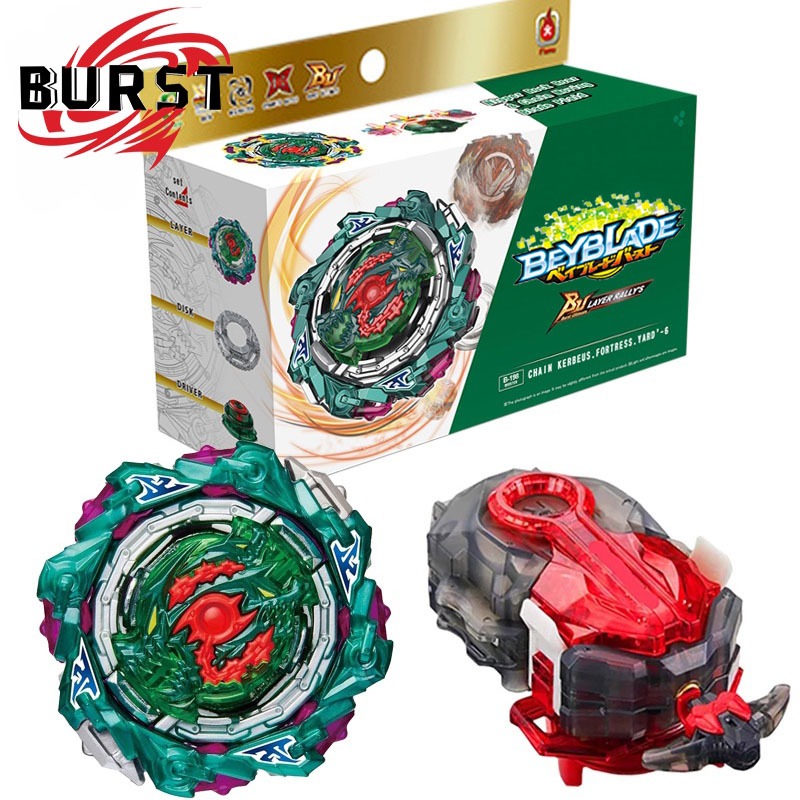 Beyblade Launcher Box Set BU B-198 Chain Kerbeus Beyblade Burst with ...