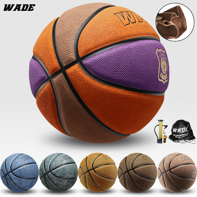 WADE High Quality Genuine leather basketball for Outdoor/indoor ...