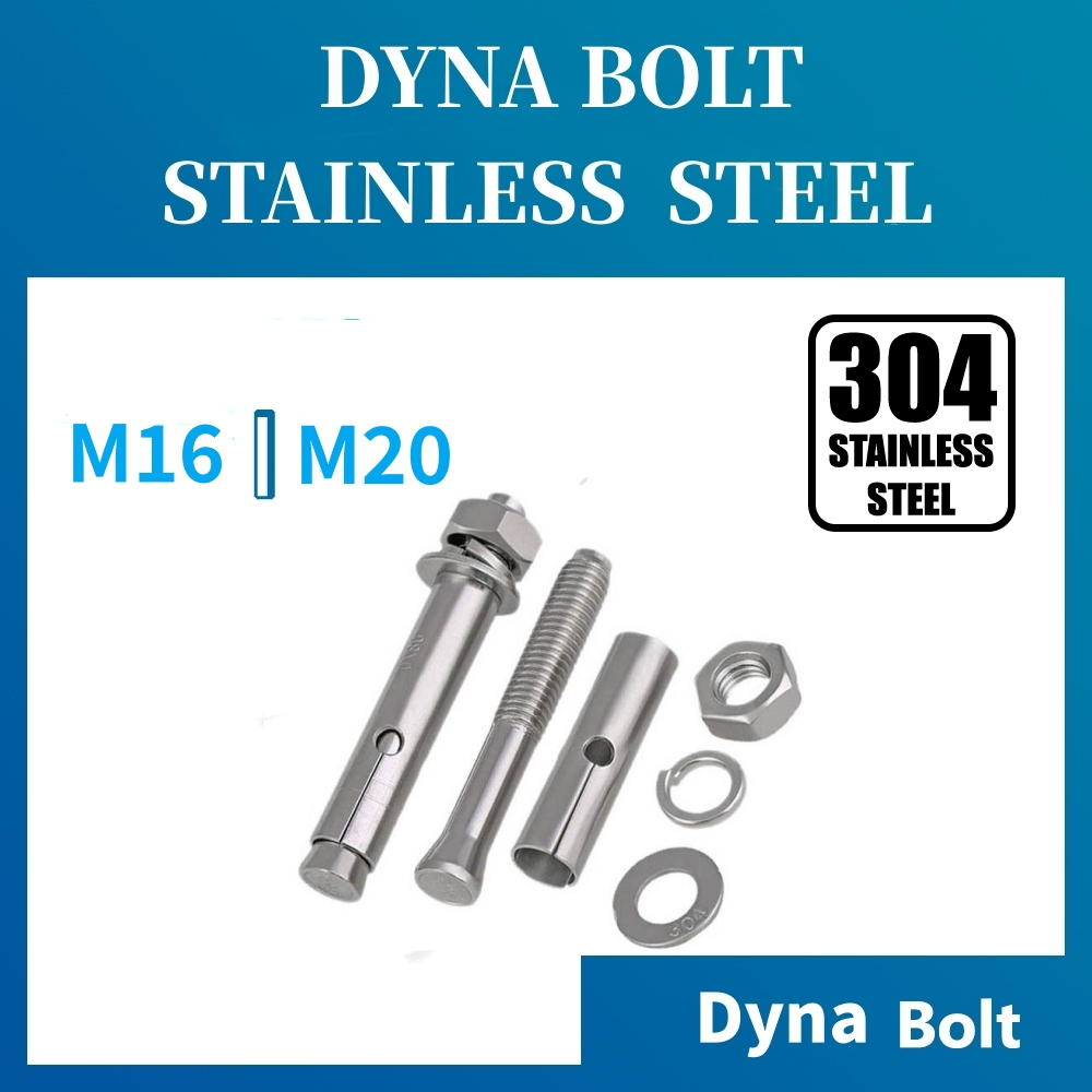 1PC STAINLESS 304 Dyna Bolt /EXPANSION BOLT (M16-M20) | Shopee Philippines