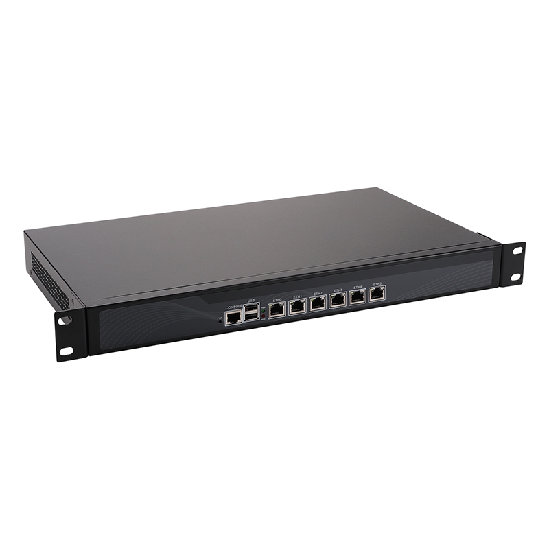 1U Rackmount Firewall Router With 6 Intel 2500m NICs Intel Core i3 ...