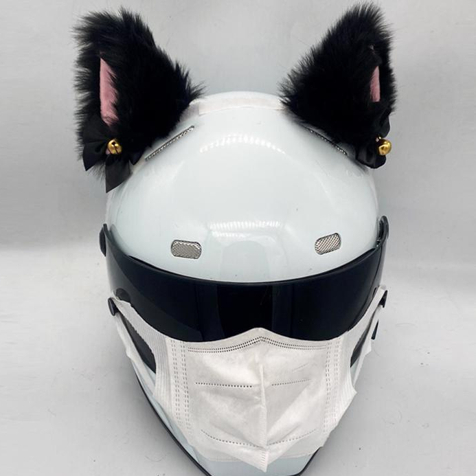 Cat's ears helmet decoration small accessories helmet decoration ear ...