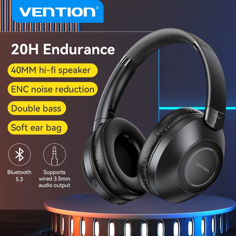 Vention S11 Wireless Bluetooth Headphones Sound Music Noise Earphones ...