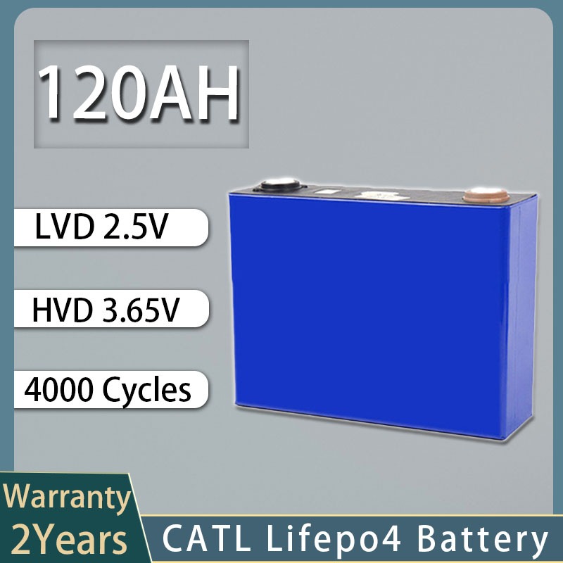 【CATL】Lifepo4 Battery Brand-New 3.2V 120AH 4000 Cycle Solar Lithium Ion ...