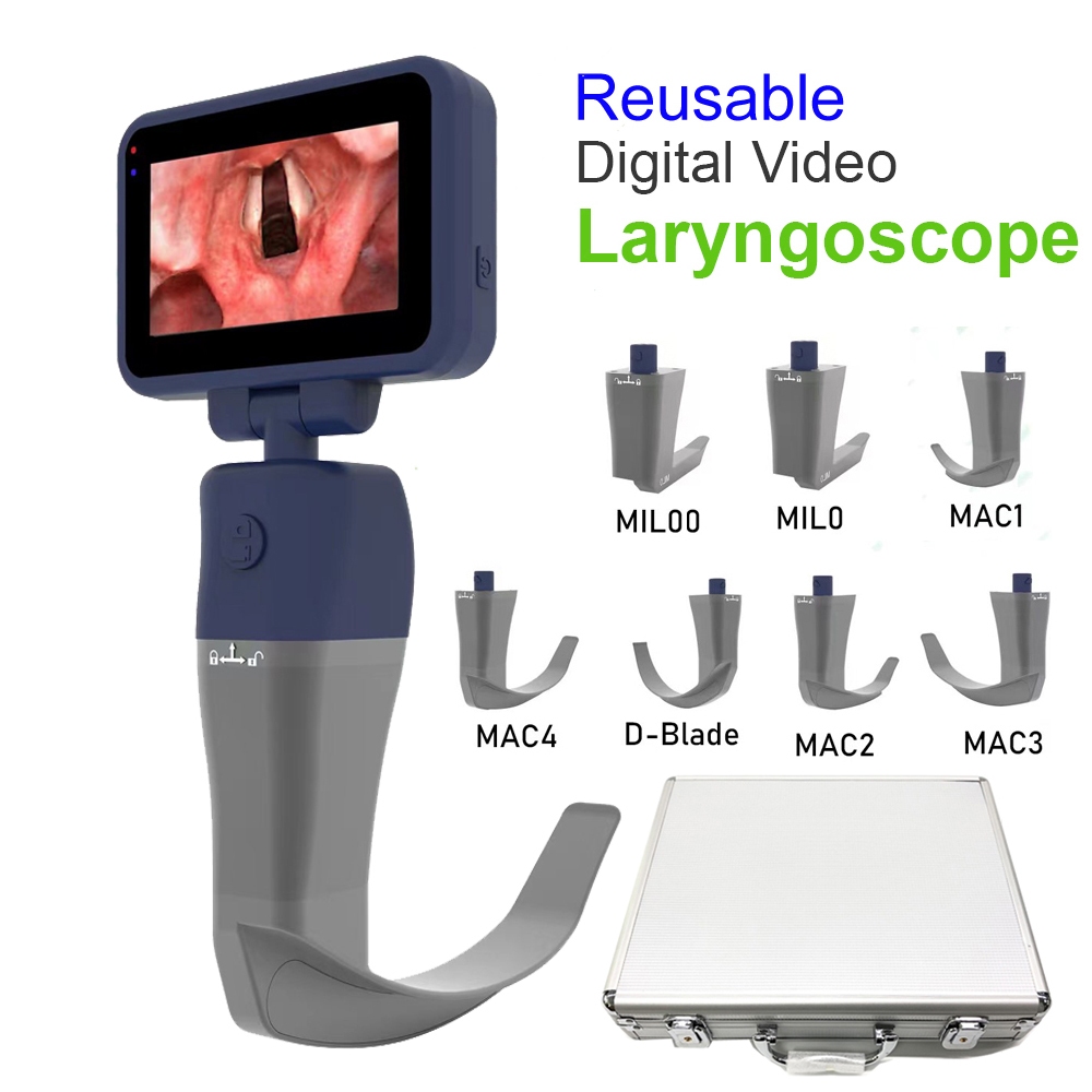 Laryngoscope Repetitive visual laryngoscope anesthesia laryngoscope LED ...