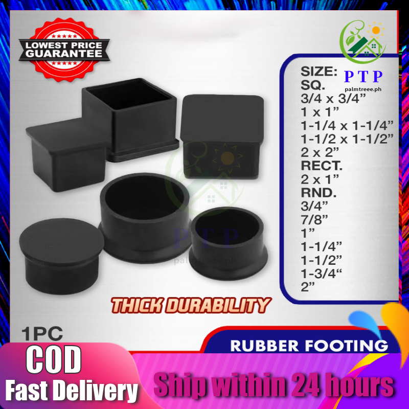 【Fast Delivery】1PC Rubber Footing Tubular Footing Square Tube ...