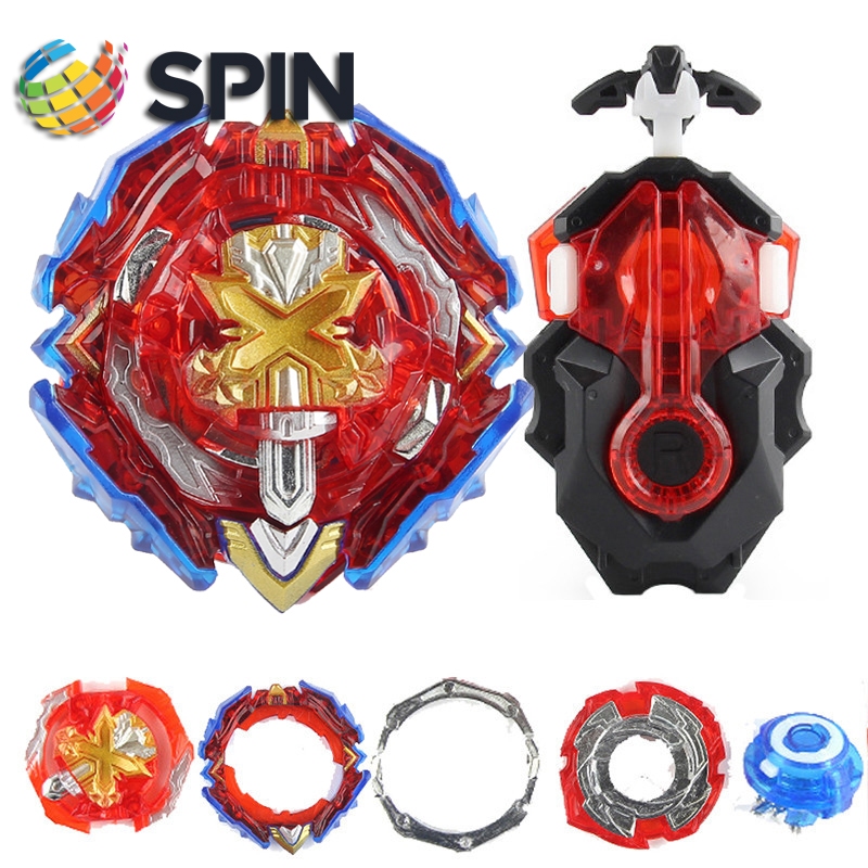 Beyblade B-200 Xiphoid Xcalibur with B-184 LR Custom Launcher Set ...