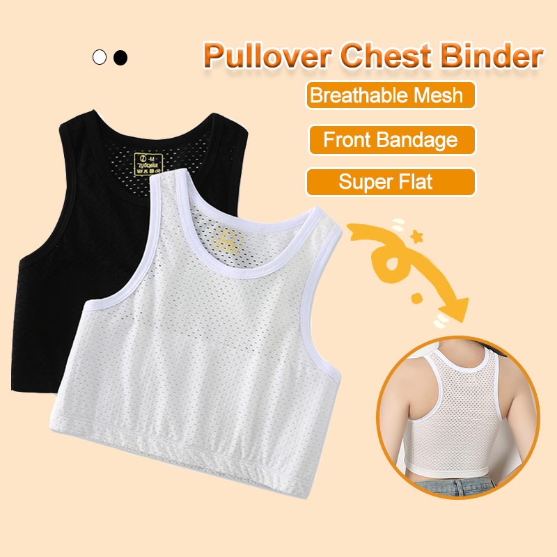 Pullover Short Chest Binder Breathable Front Bandage Breast Binder Plus ... Pullover Short Chest Binder Breathable Front Bandage Breast Binder Plus ...