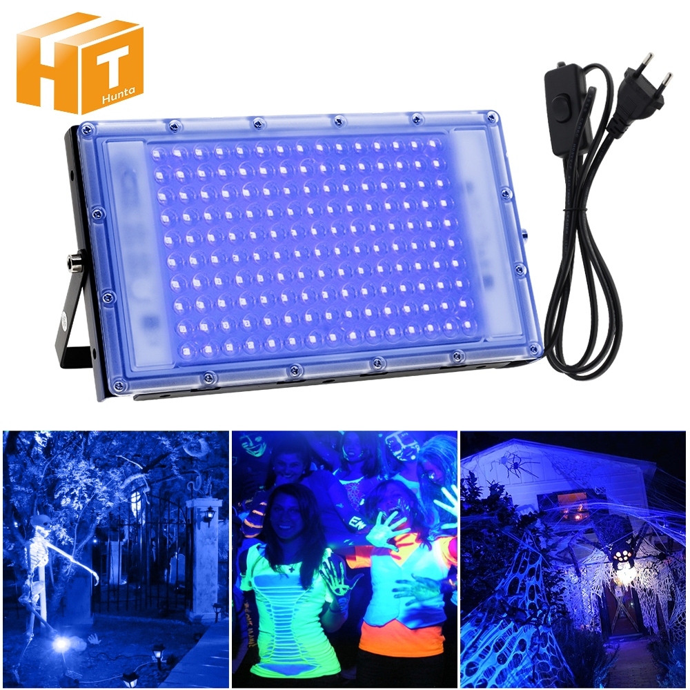 AC220V LED UV Light 50W 100W 150W 395nm Ultraviolet Floodlight ...