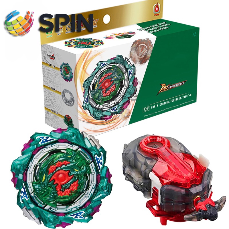 Beyblade B-198 Chain Kerbeus with Launcher Box Set Beyblade Burst for ...