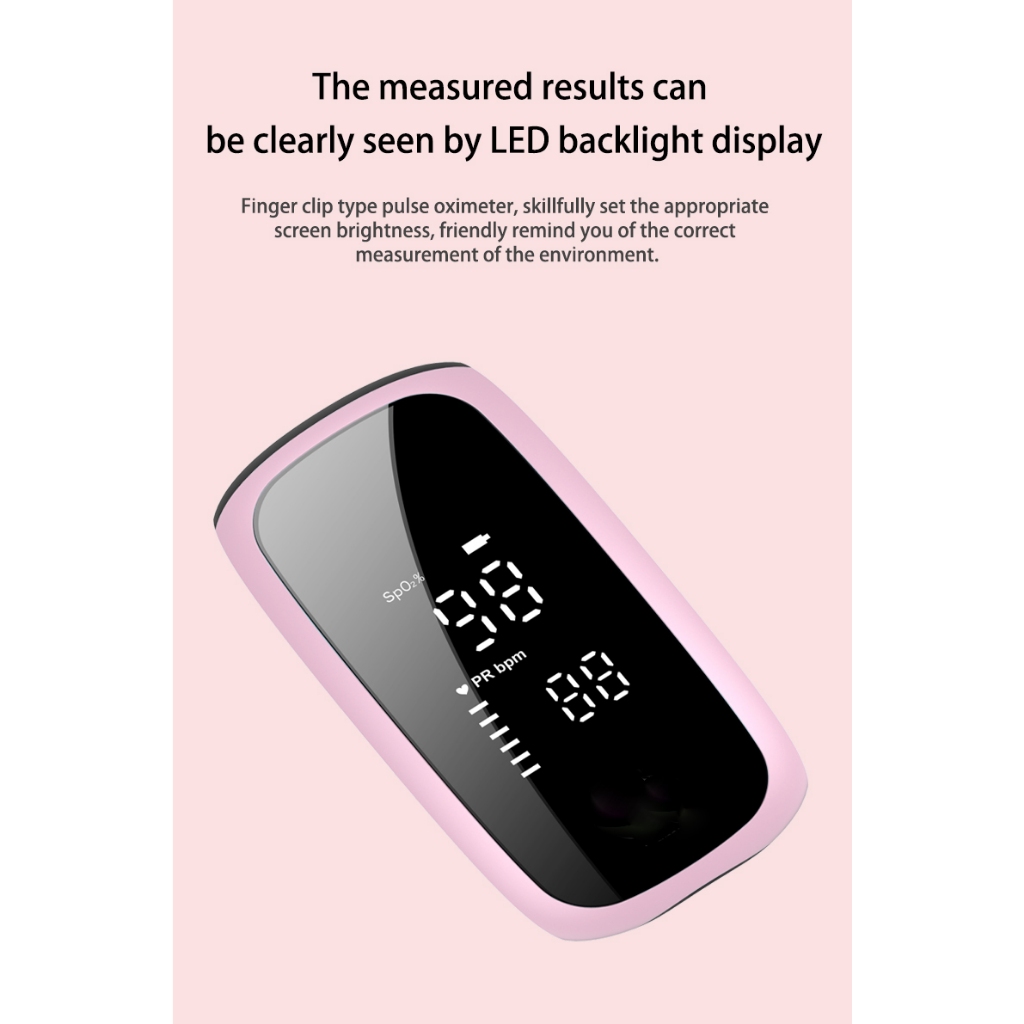 Original Pulse Oximeter USB Rechargeable Original Oxymeter SpO2 Medical ...