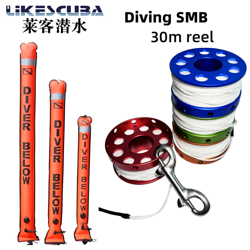 Scuba Diving 1.5m Colorful Visibility Inflatable Smb Safety Sausage ...