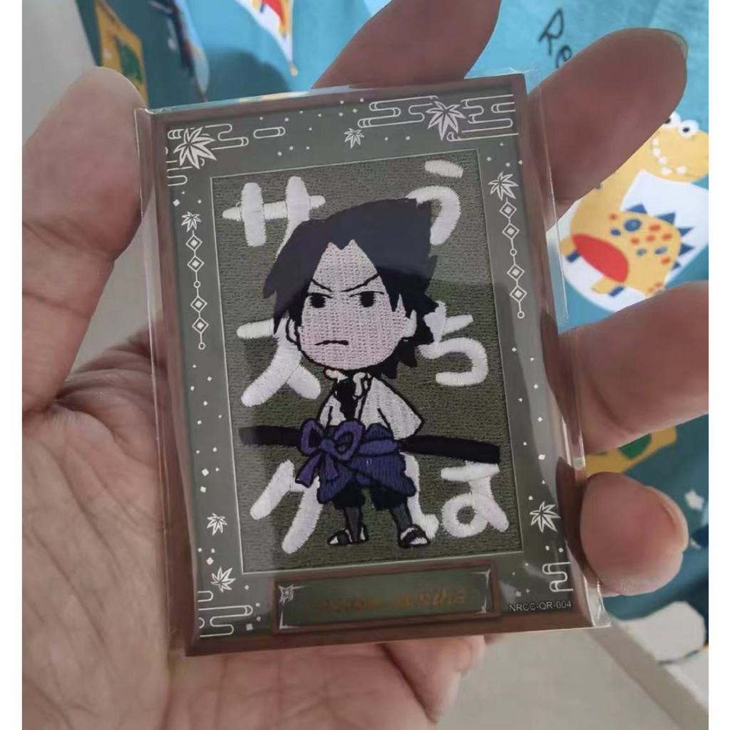 Naruto Card QR Uchiha Sasuke Number Card Embroidery Genuine KAYOU ...
