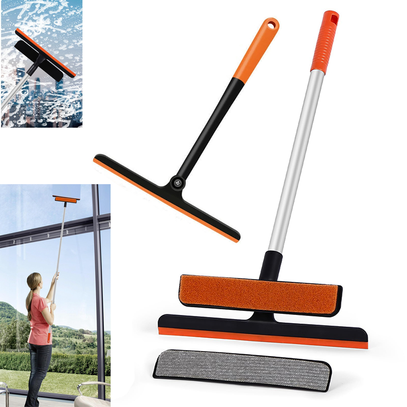 3 In 1 Glass Window Cleaner Window Cleaning Brush Squeegee Glass ...