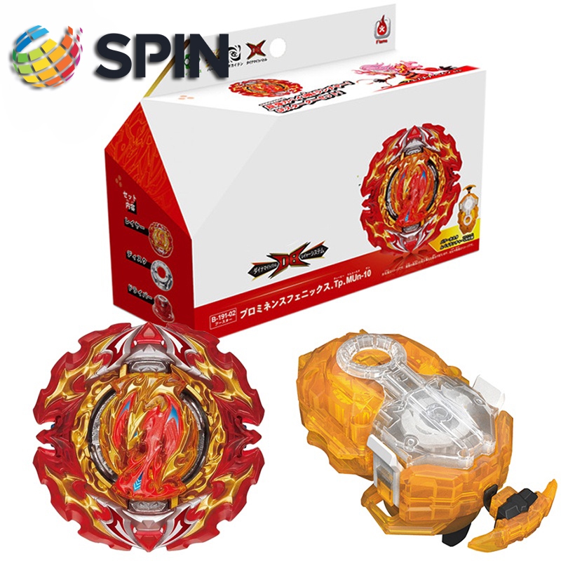 Beyblade B-191 Prominence Phoenix with Launcher Box Set Beyblade Burst ...