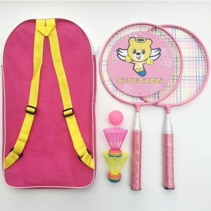 COD Badminton Racket For Kids 2pcs with 3balls Children Outdoor Sports ...