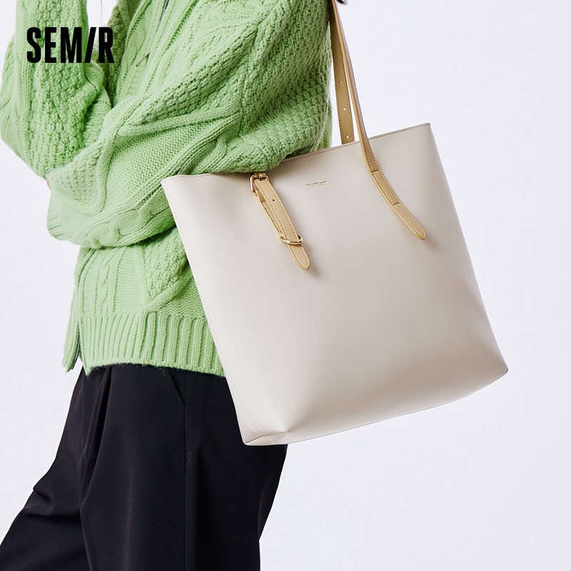 Semir Bag Tote Bag Female 2024 New Style Texture Large Capacity Handbag ...