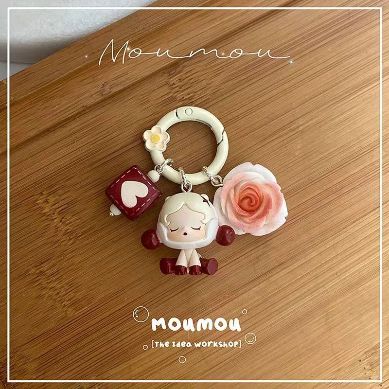 Popmart Key Ring Popmart Series Card Ring Key Ring Pendant Cute Cartoon ...