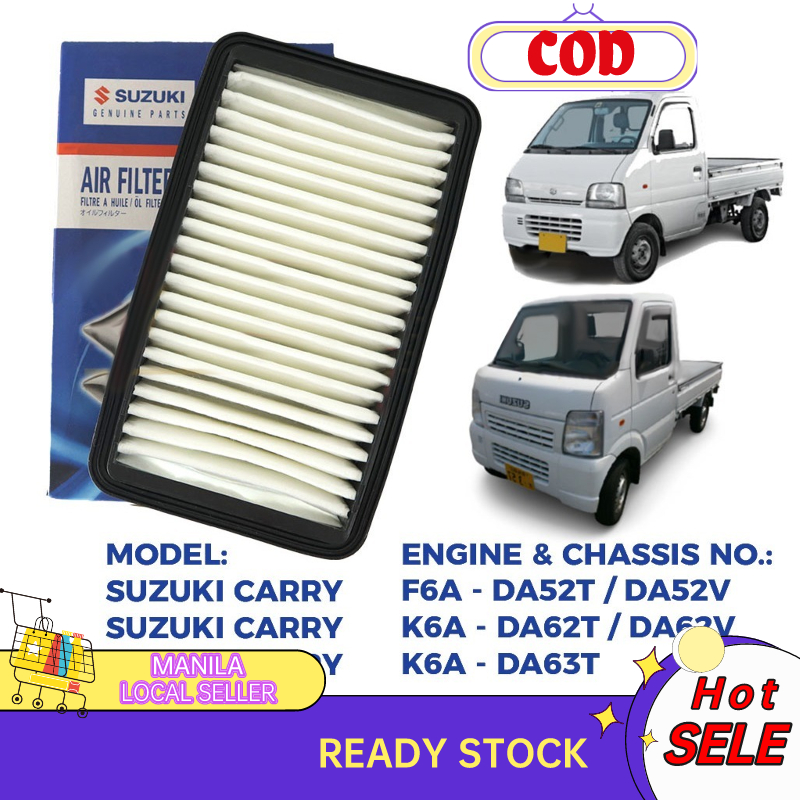 Suzuki Every Carry Bigeye/Transformer Air Filter Air Cleaner DA52 DA62 ...