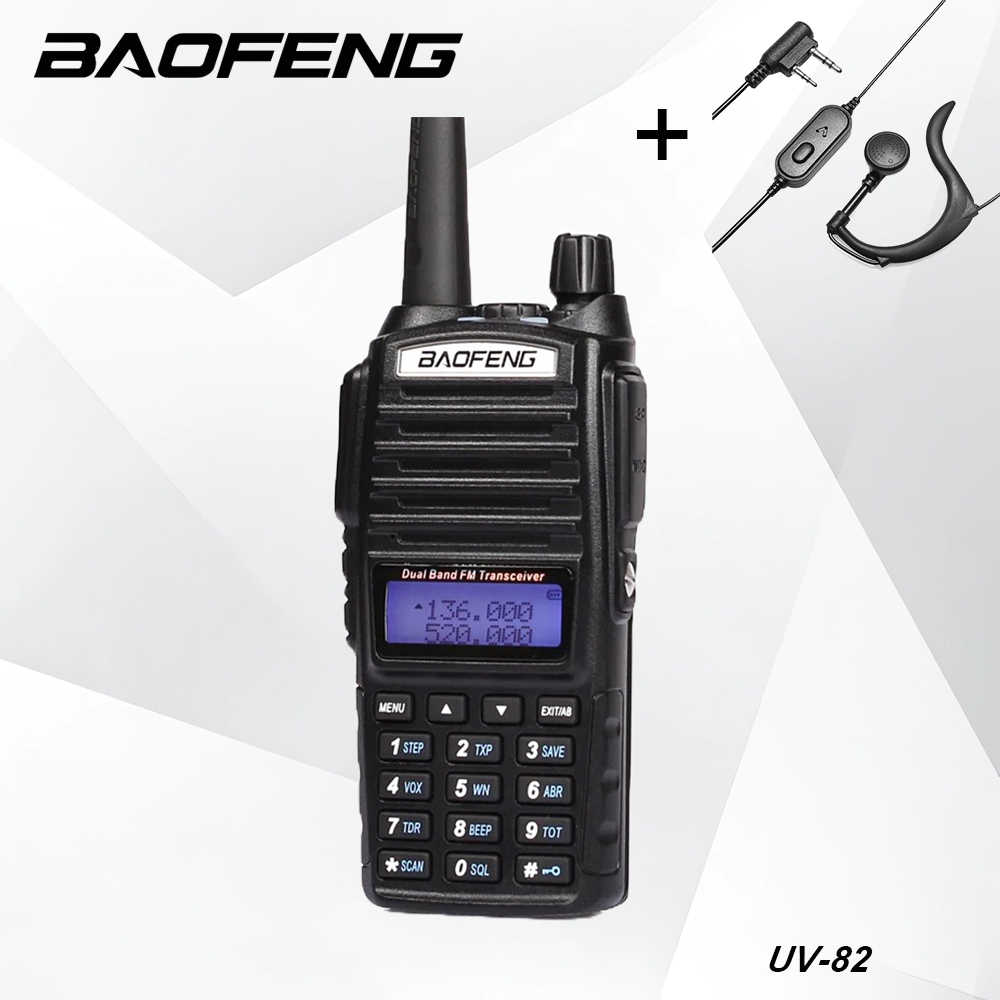 Baofeng UV-82 Walkie Talkie Dual Band VHF/UHF Portable Two-way Radio Original | Shopee Philippines
