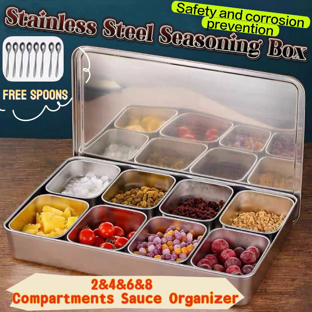 Stainless steel seasoning box Stainless steel seasoning box kitchen ...