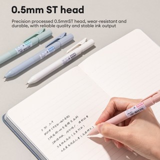 Deli Ballpen SA170 Press Self-locking Gel Pen 0.5mmST Head (Black ...