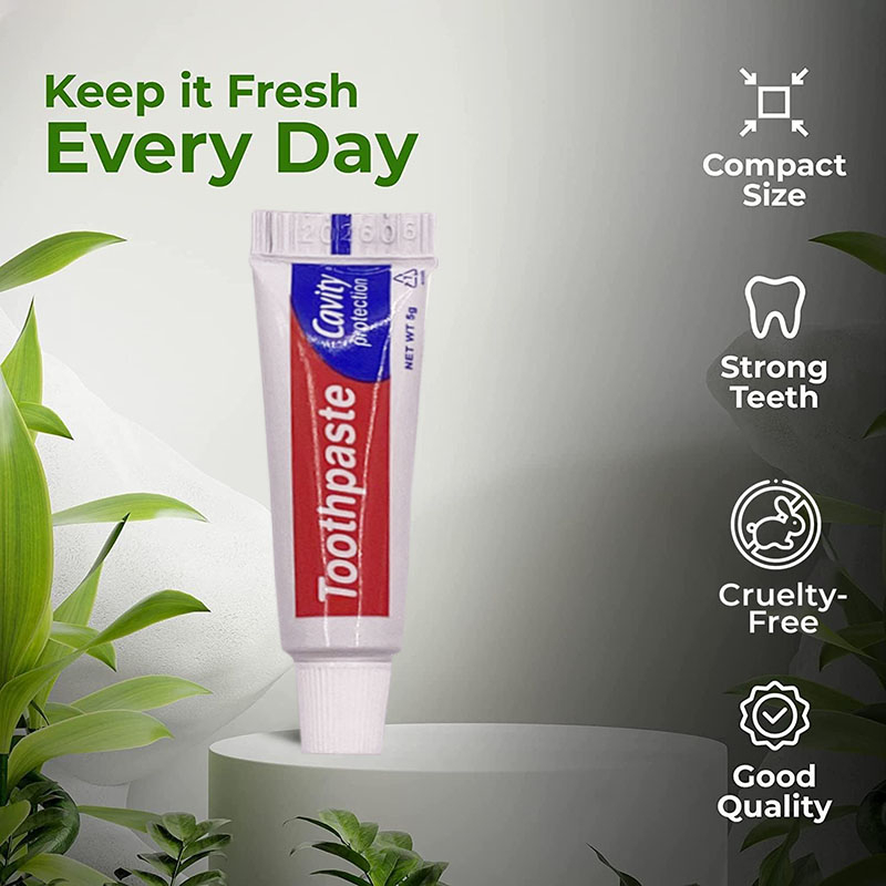 100/50pcs 5g toothpaste Hotel supplies Toothpaste mini tube is ...
