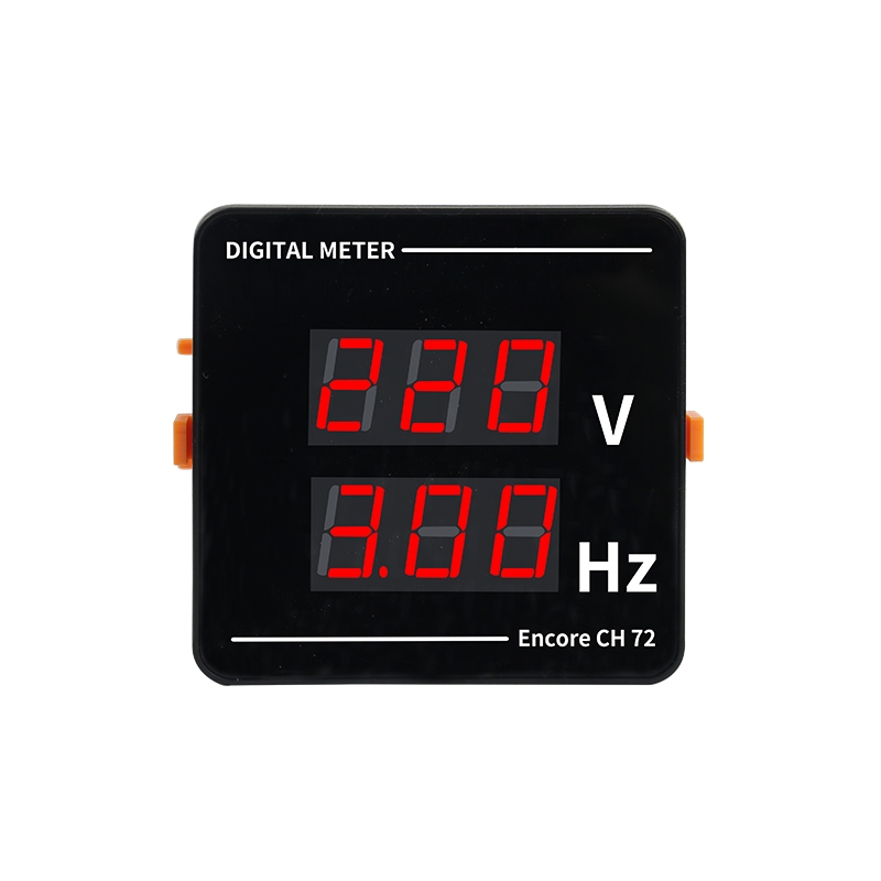 Square 72*72mm AC 50-500V 10-99.9Hz Digital Display LED Energy Voltage ...