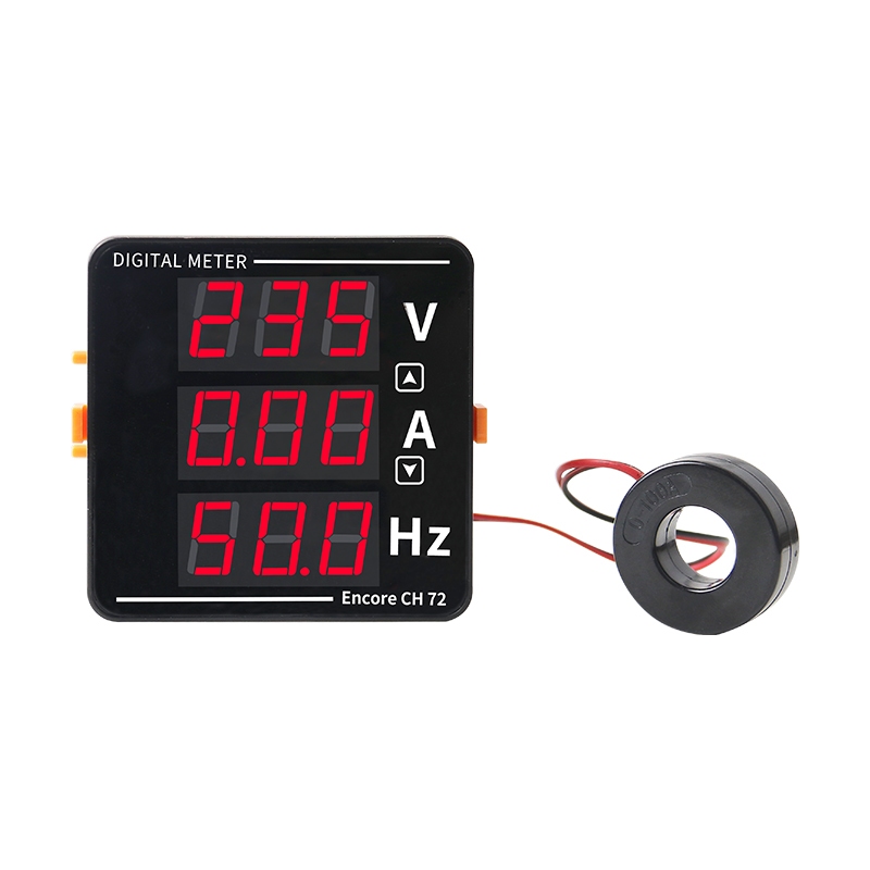 CH72 AC50-500V 0-120A 10-99.9Hz Digital Display Voltage Ampere ...