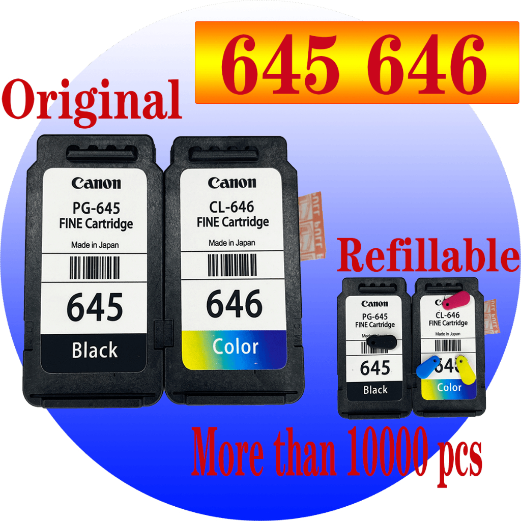 New PG-645 CL-646 645 646 Ink Cartridge For Canon MG2460 MG2560 MG2960 ...